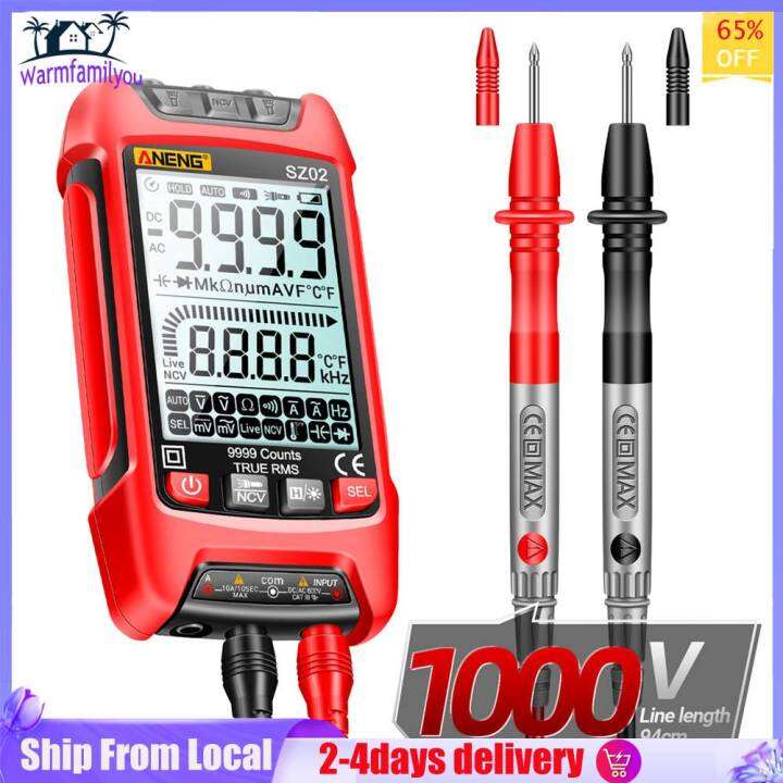 6000/9999Counts Digital Display Multimeter Auto Range Digital ...