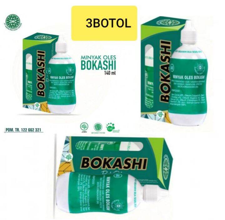 MINYAK BOKASHI 140 ML 3BOTOL/3 BIJI MINYAK BOKASHI 140 ML | Lazada Indonesia