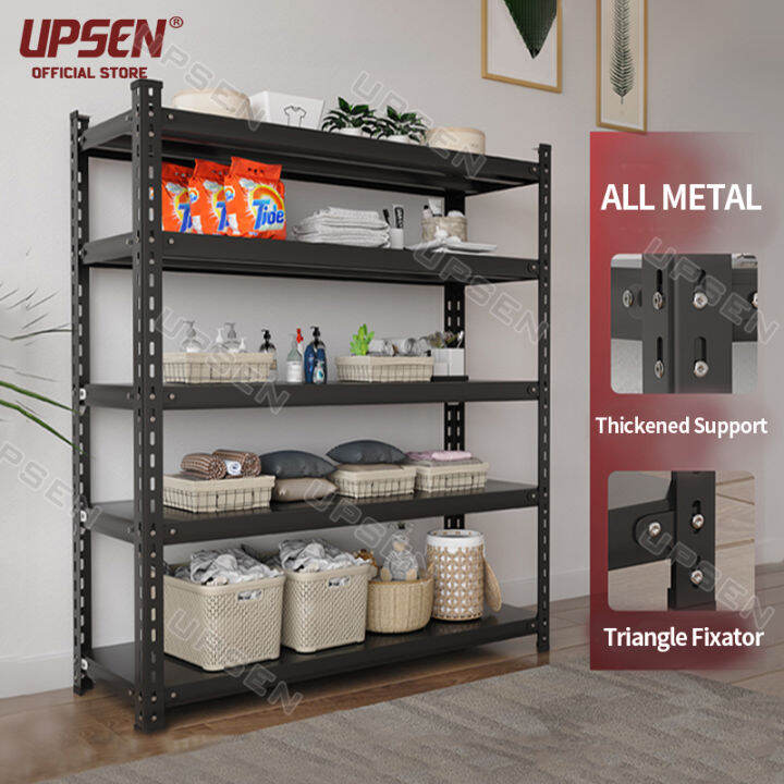 🚀24-Hour Ship Out🚀UPSEN Official Store 6/5/4/3 Layer Angle Steel Shelf ...