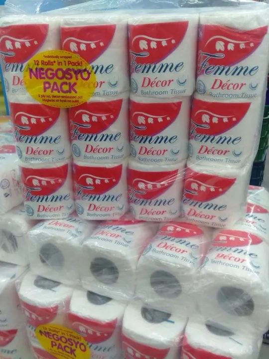 FEMME NEGOSYO PACKS BATHROOM TISSUE 12PCS | Lazada PH