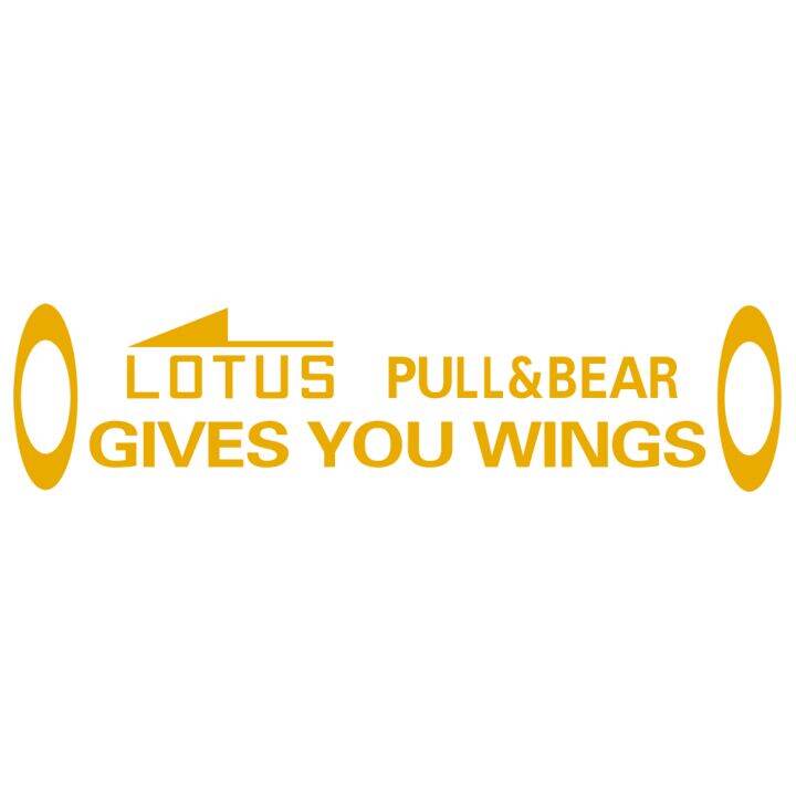 LOTUS PULL&BEAR Reflective Motorcycle Sticker GIVE YOUR WINGS Helmet ...