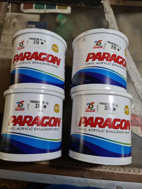 CAT TEMBOK PARAGON 393 CREAM 1KG VINYL ACRYLIC EMULSION PAINT | Lazada ...