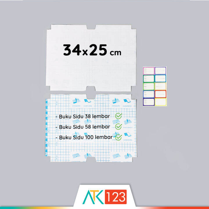 Sampul Buku Tulis Plastik Transparan / Bening / Plastic Transparent ...