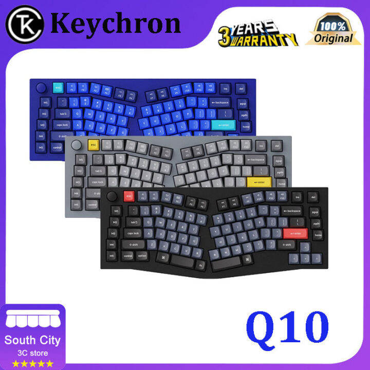 Keychron Q10 customized Gasket mechanical keyboard knob volume 75% ...