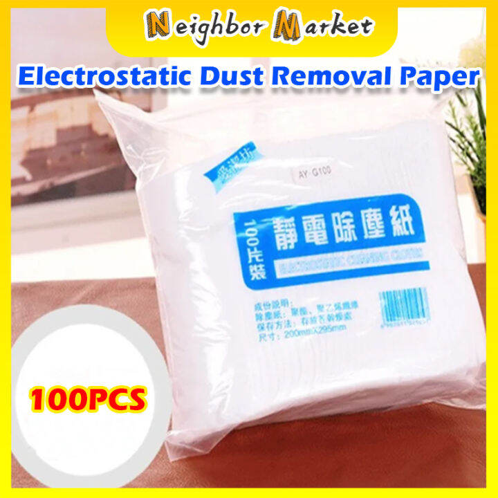 Disposable Electrostatic Dust Removal Mop Paper Home Kitchen Cleaning ...