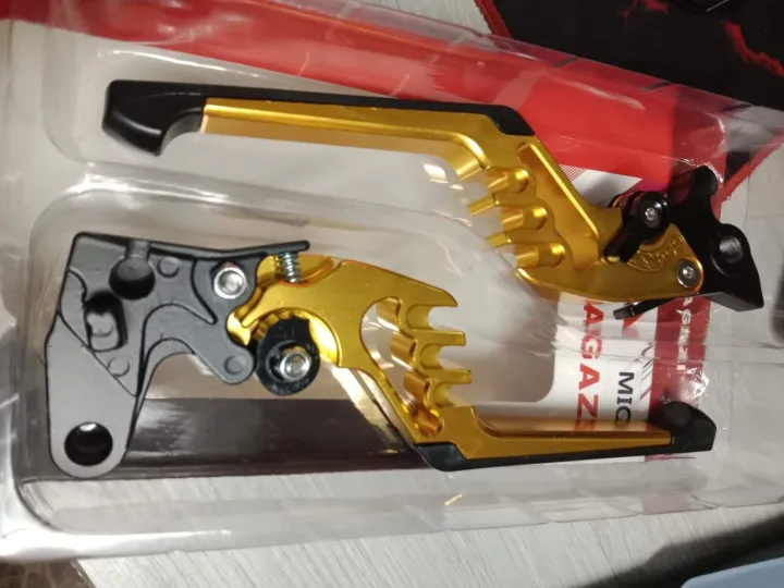 Brake Lever Mio Sporty Gold color Transformer Design (Yamaha) | Lazada PH