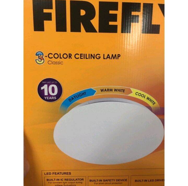 Firefly Led Ceiling Lamp 3-tri color (daylight/warmwhite/cool white ...