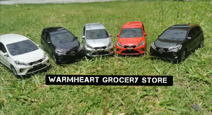 READY STOCK Official Perodua Myvi 3rd Diecast Miniature Model Toy Car ...