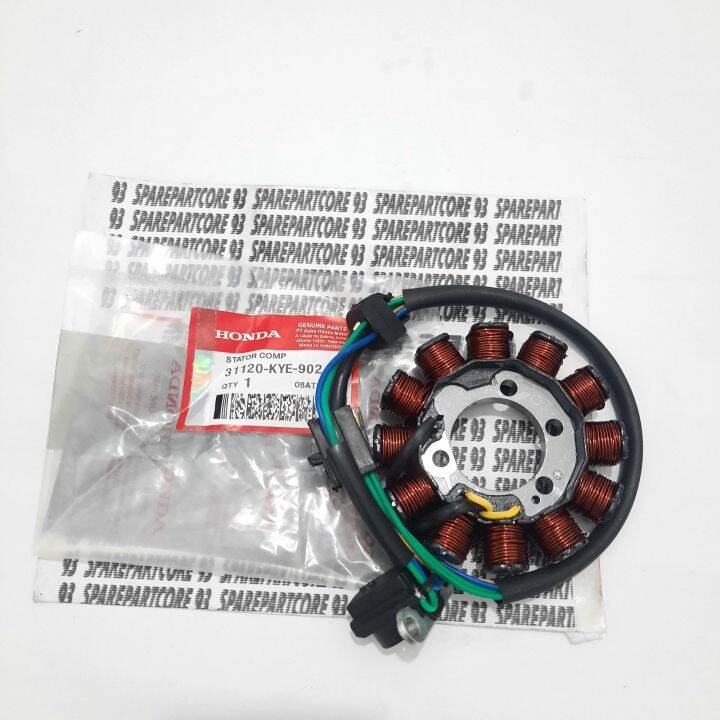 Spull Stator Assy Komplit Motor Megapro Mega pro New Monoshock Karbu | Lazada Indonesia