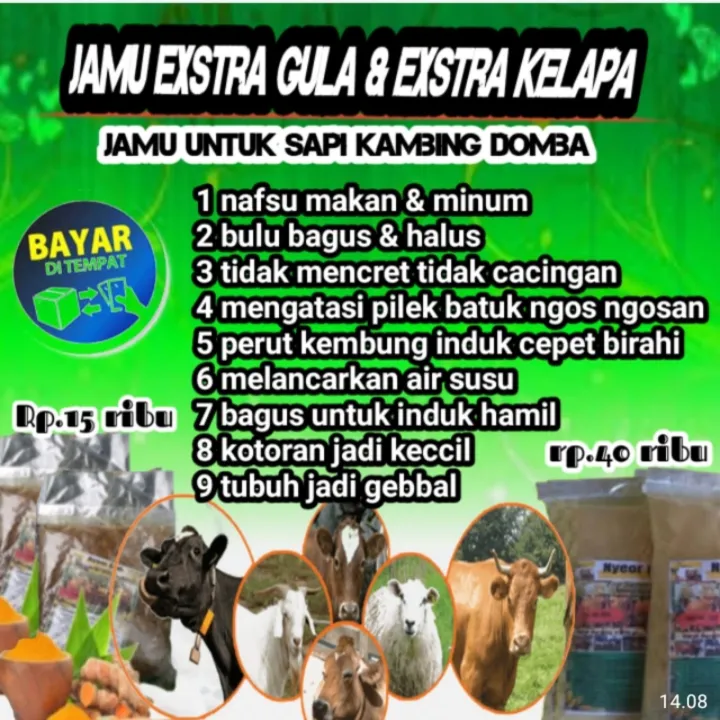 vitamin untuk sapi dan segala jenis ternak sangat bagus untuk padetan ...