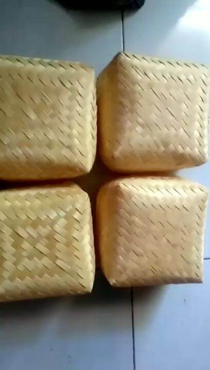 BESEK BAMBU BESEK CANTIK PERSEGI PANJANG UKURAN 21x13 CM | Lazada Indonesia