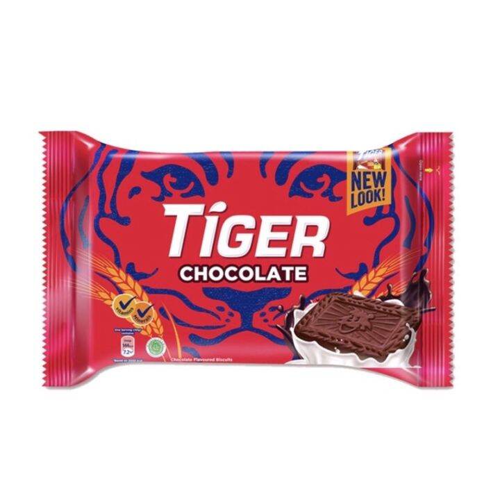 READY STOCK Tiger Biscuits Chocolate 159.6g | Lazada