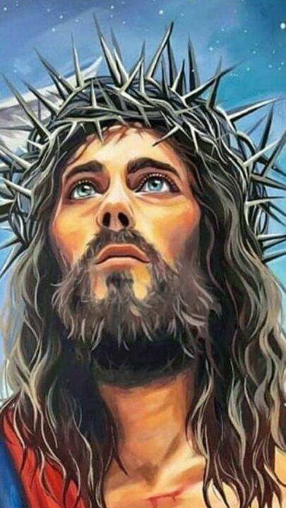 hiasan dinding lukisan cetak Yesus Kristus plus FIGURA ukuran 65×45 ...