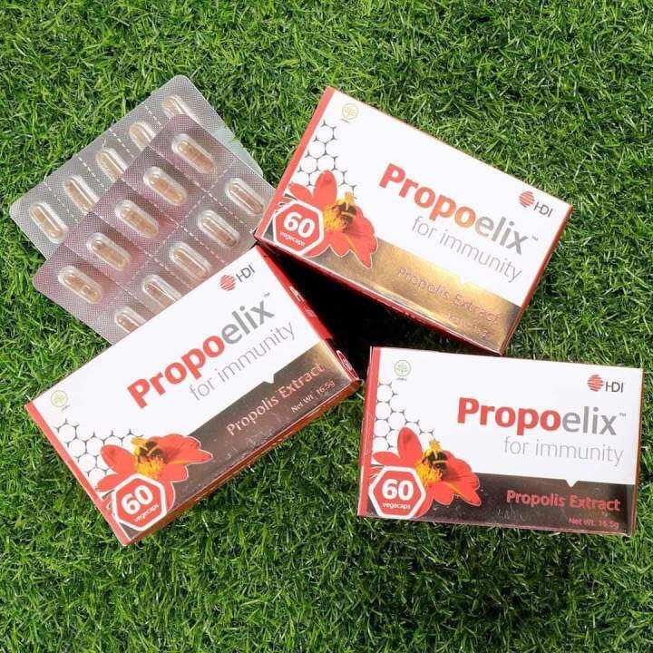 Propoelix Suplemen Imun eceran 10 kapsul(1 setrip) original ready ...