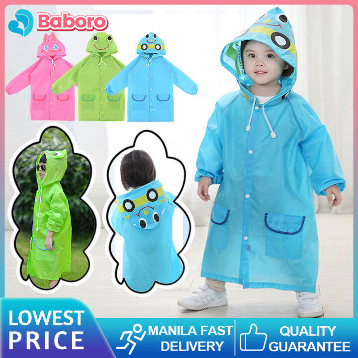 Cartoon Animal Style Waterproof Kids Raincoat For Children Rain Coat Rainwear/Rainsuit Student ...
