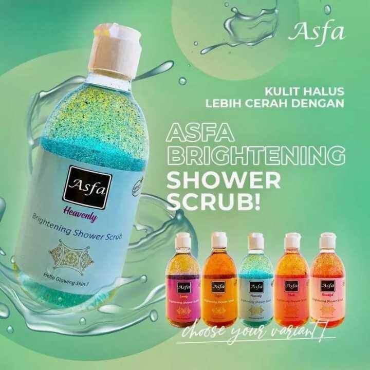 ASFA Brightening Shower Scrub With Collagen Moisturizer 300ml | Lazada ...