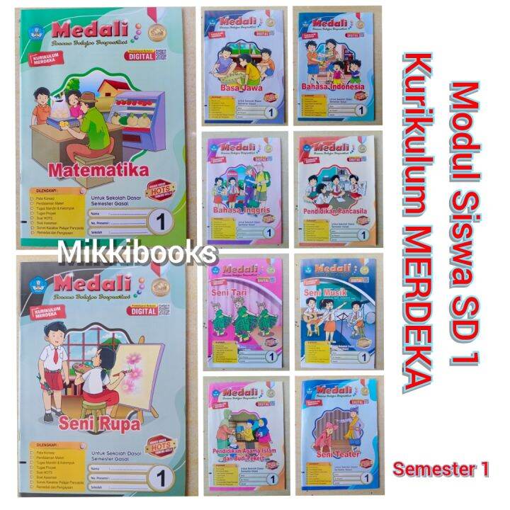 LKS SD Kelas 1 Kurikulum Merdeka KUMER semester 1 terbaru modul Siswa ...