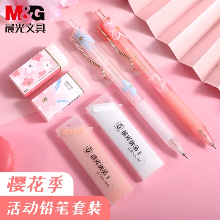 Chenguang Cherry Blossom Season Limited Automatic Pencil Set 0.5mm ...