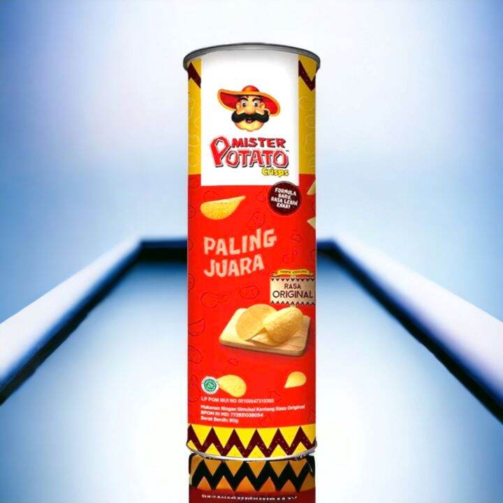 Mister Potato | Mr Potato Crisps Keripik Kentang Original 80 gr ...