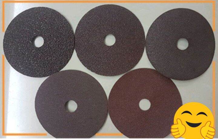 SANDING DISC 4" GRIT 36, 60,80,100,120 LIHANG BILOG FIBER DISC LIHA ...