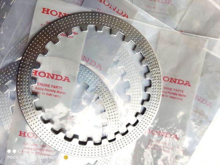 Besi Plat Gesek Kampas Kopling Tiger GL PRO GRAND Gl 100 Supra X Model Bintik-Bintik | Lazada ...