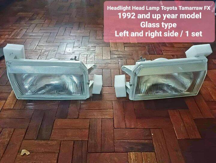 Headlight Head Lamp Toyota Tamarraw FX 1992 and up year model Glass ...
