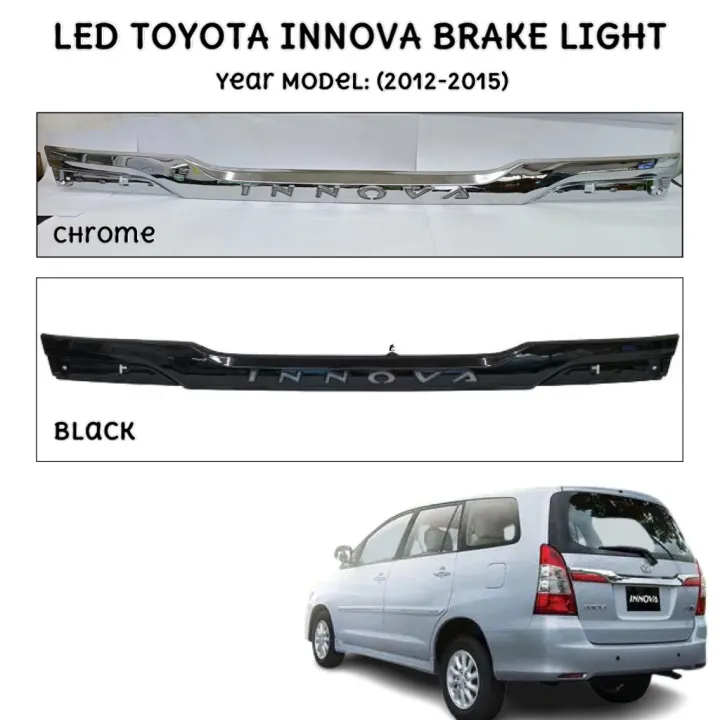 CPAO TOYOTA INNOVA 2012-2015 REAR TRUNK LID LED LIGHT BRAKE AND TAIL ...