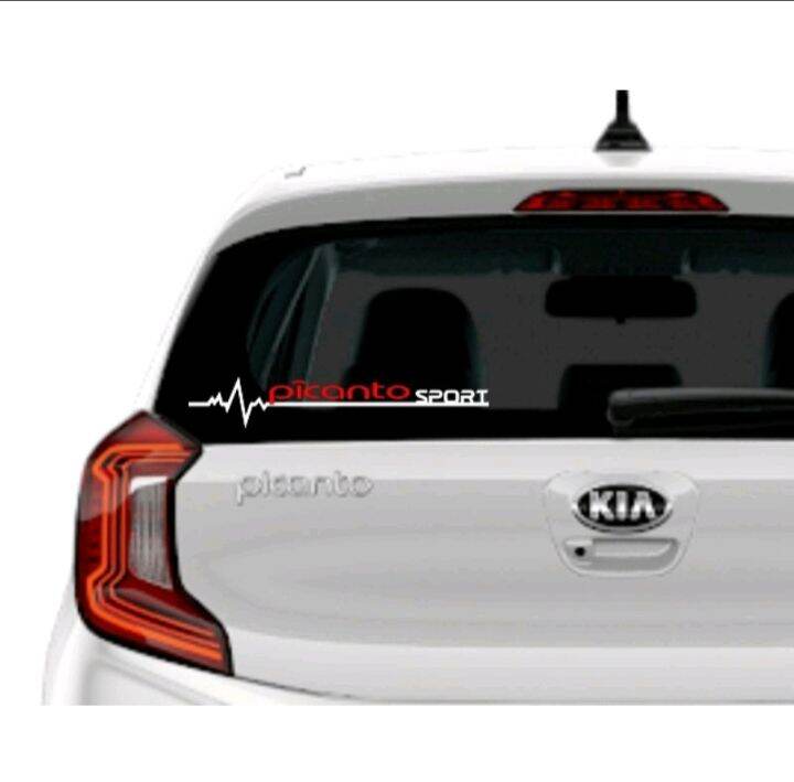 Kia Picanto Sport Rear Windshield Sticker | Lazada PH