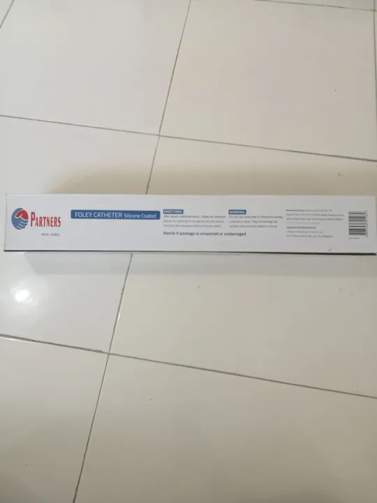 Partners 18FR Foley Catheter Silicone Coated 20pcs | Lazada PH