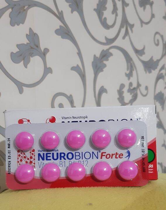Neurobion Forte - 1 Blister Isi 10 Tablet Suplemen Untuk Membantu ...