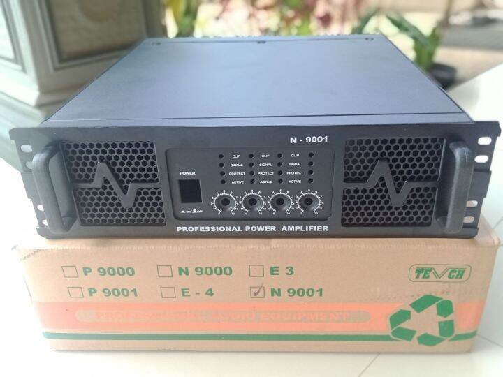 Bok power amplifier N9001 4ch ukuran 3U bok N9001 4 chanel box N9001 4 chanel power 4 chanel ...