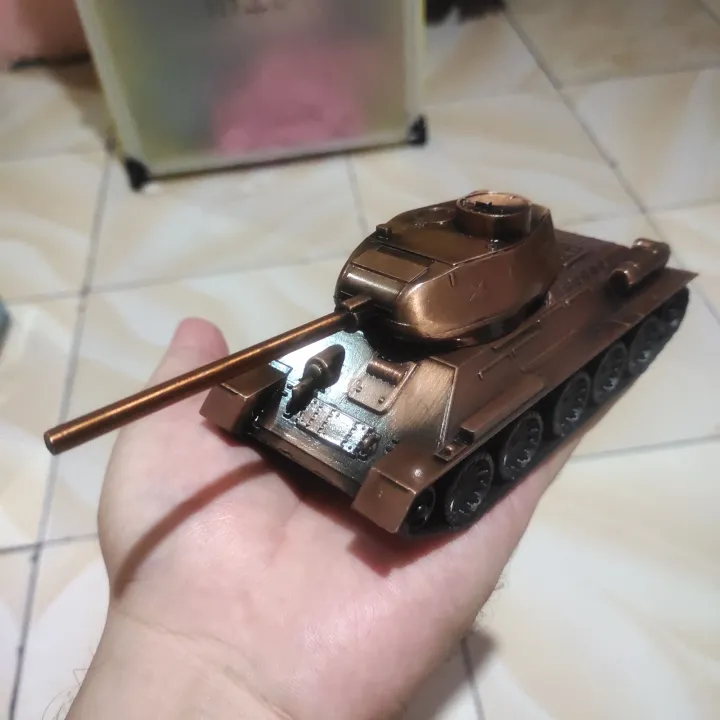 diecast miniatur tank tempur perang army militer tni bahan besi ...