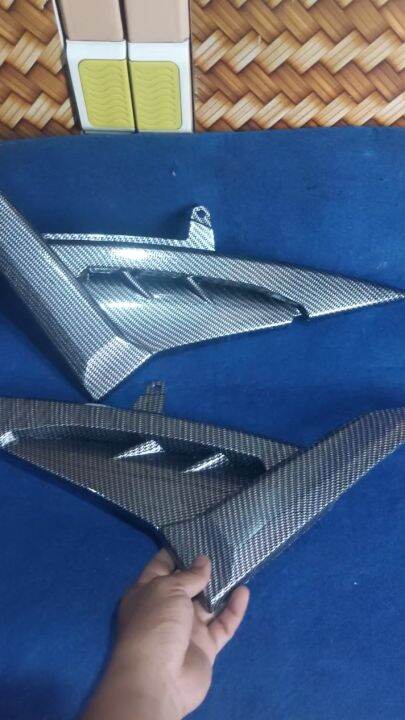 Cover Tutup Box Accu Aki Yamaha Vixion Old Lama Carbon | Lazada Indonesia