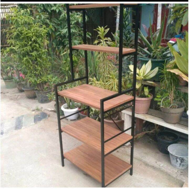 rak dapur serbaguna meja kompor 5 susun rak kayu | Lazada Indonesia