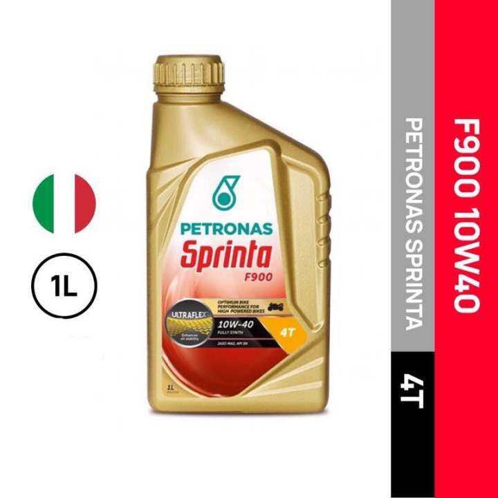 ORIGINAL ITALY PETRONAS SPRINTA 4T F900 10W-40 Minyak ENJIN Motosikal ...
