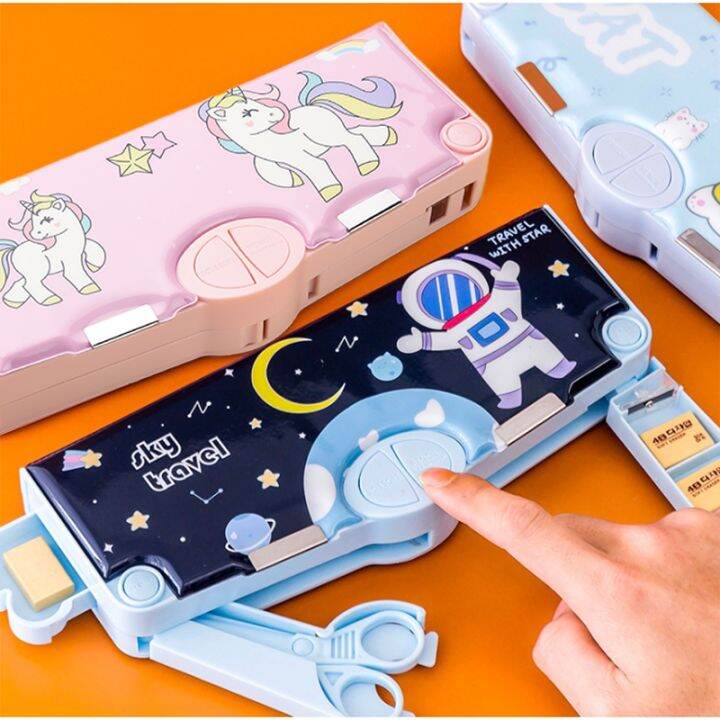 Pencil Box Cartoon Pencil Box Pencil Storage Multifunctional Stationery ...