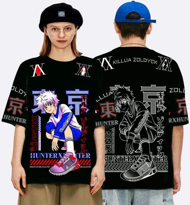 Oversize T-shirt full body print Killua character | Lazada PH
