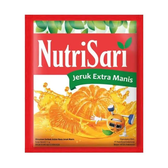 nutrisari jeruk extra manis 11g isi 10 sachet | Lazada Indonesia