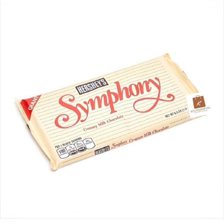 Hershey's Symphony Giant Creamy Milk Chocolate Bar 192g | Lazada PH