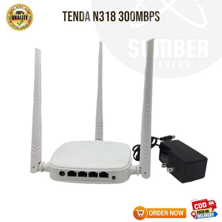 ROUTER TENDA N318 ROUTER WIRELESS WIFI 300MBPS 3 ANTENA TENDA N318 ...