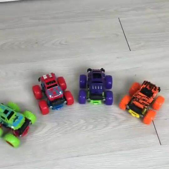 Mini inertia car, off-road drive, traction, plastic friction stunt ...