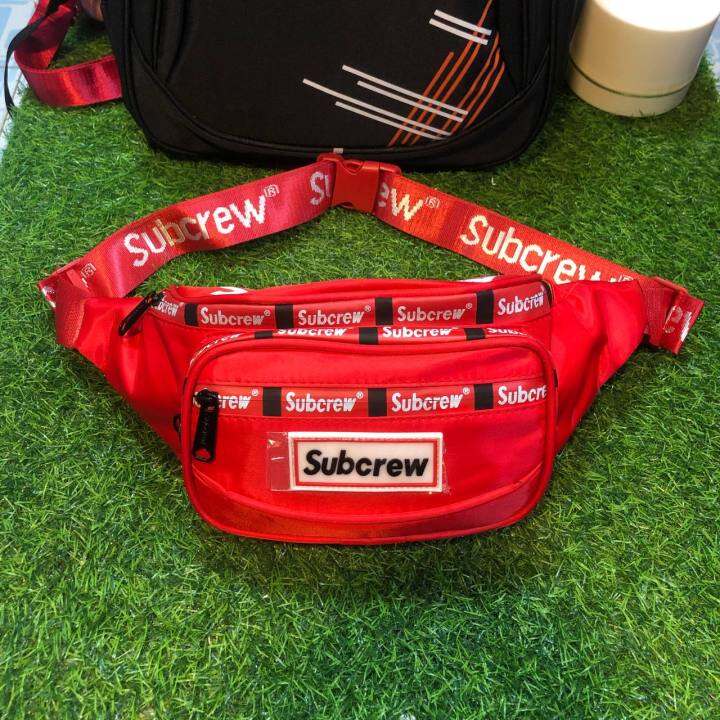 กระเป๋าสะพายข้างและคาดเอวกันน้ำสกรีนSubcrewรุ่นกันน้ำ | Lazada.co.th