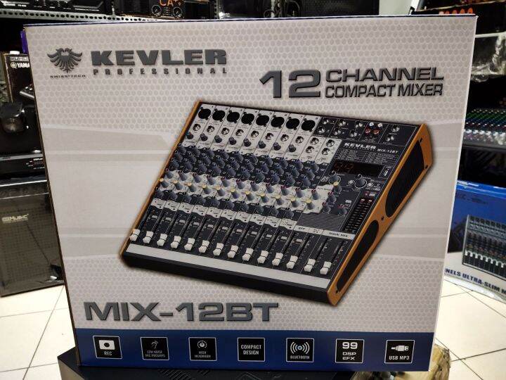Kevler MIX-12BT 12 Channel Audio Mixer | Lazada PH
