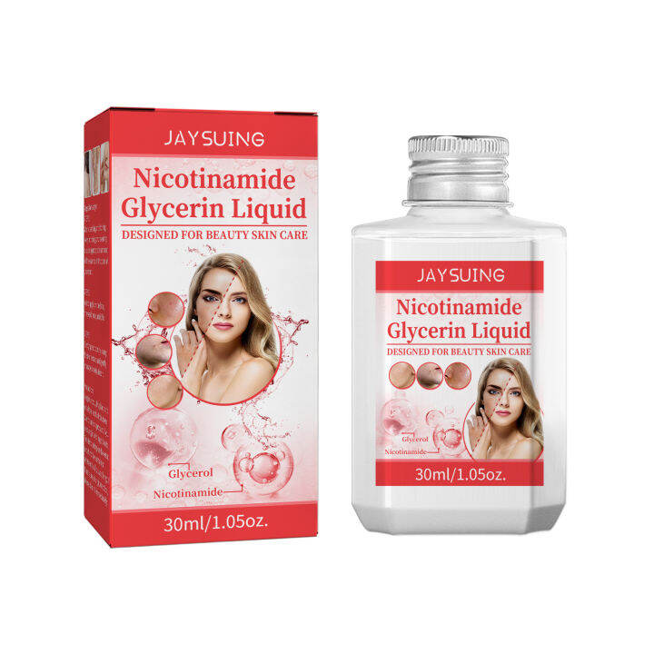 Jaysuing Whitening Face Serum Moisturizing Skin Glycerin Nicotinamide ...