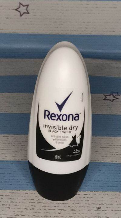Rexona Invisible dry Black + White 48h Anti perspirant 50ml | Lazada PH