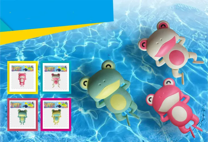 Mainan Mandi Ikan Paus Berenang - Katak Bebek Kura Kura Berenang ...