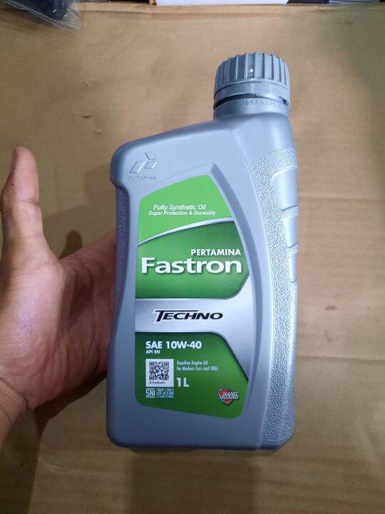 Oli Oil Pelumas Mesin Motor Pertamina Fastron Techno SAE 10W 40 1L 1 ...