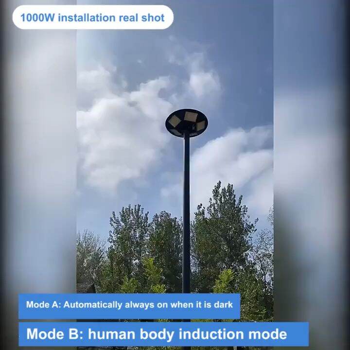 UFO Solar Light outdoor lighting 5000W LED flood Light Waterproof street light with remote ...