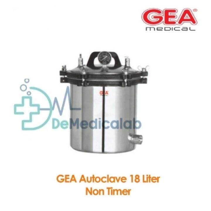 Autoclave / Steam Sterilizer GEA 18 Liter YX18LM Non Timer Stainless ...