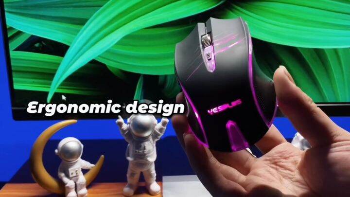 【YESPLUS】Mouse Wireless Optical For Gaming YS-1305 Rechargeable ...